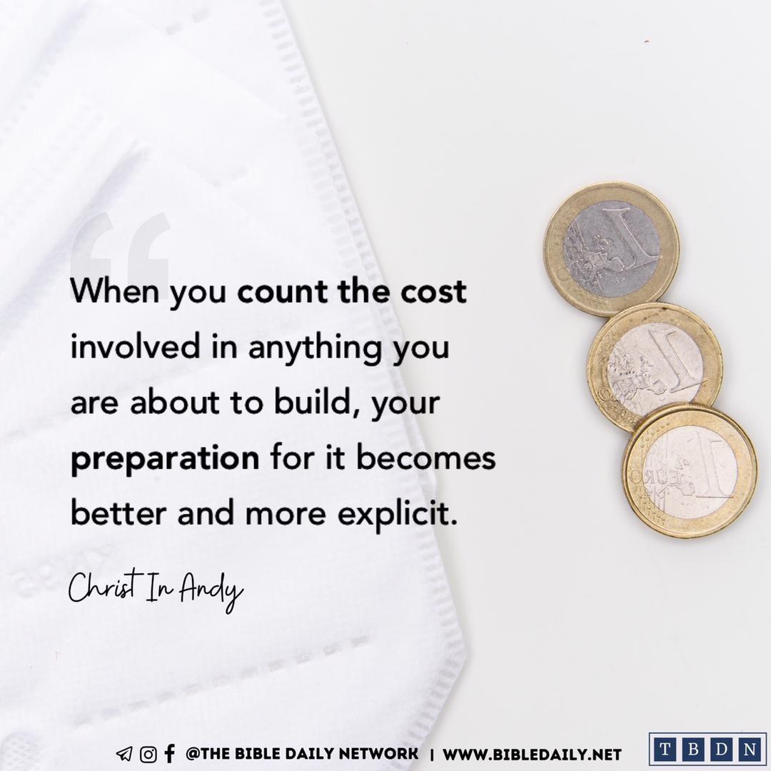 Count the Cost | The Bible Daily Network