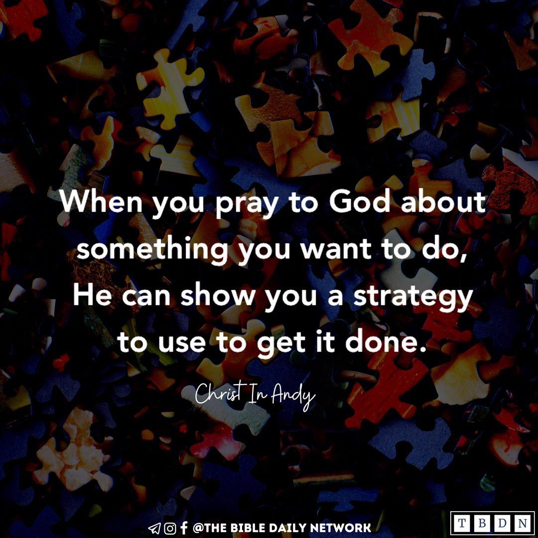 Be Strategic | The Bible Daily Network