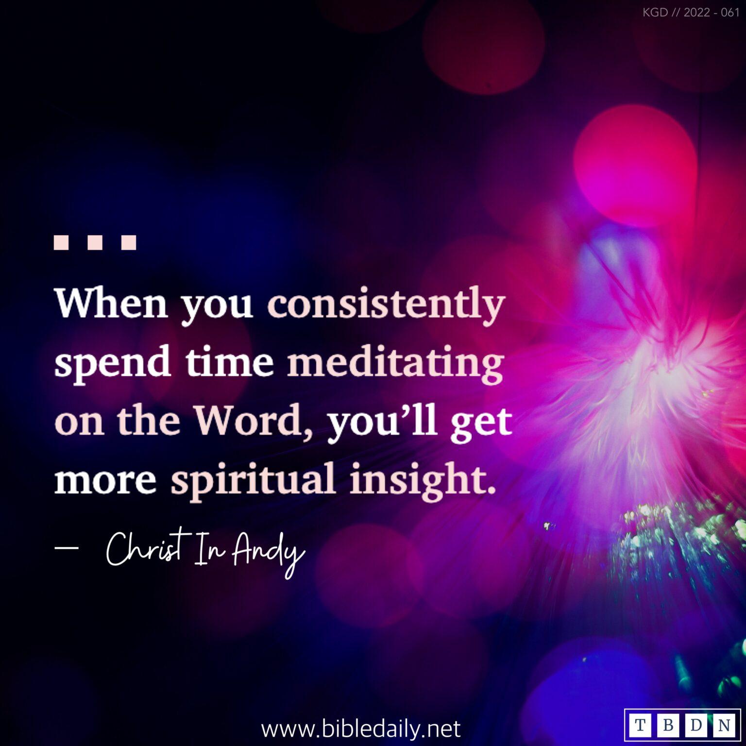 Keep His Word | The Bible Daily Network