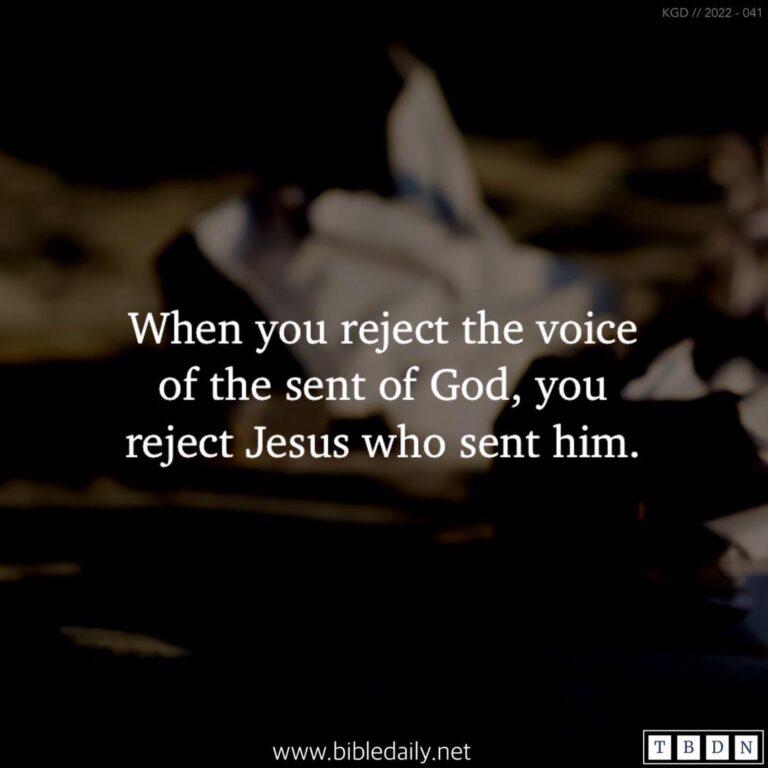 Listen to Jesus | The Bible Daily Network