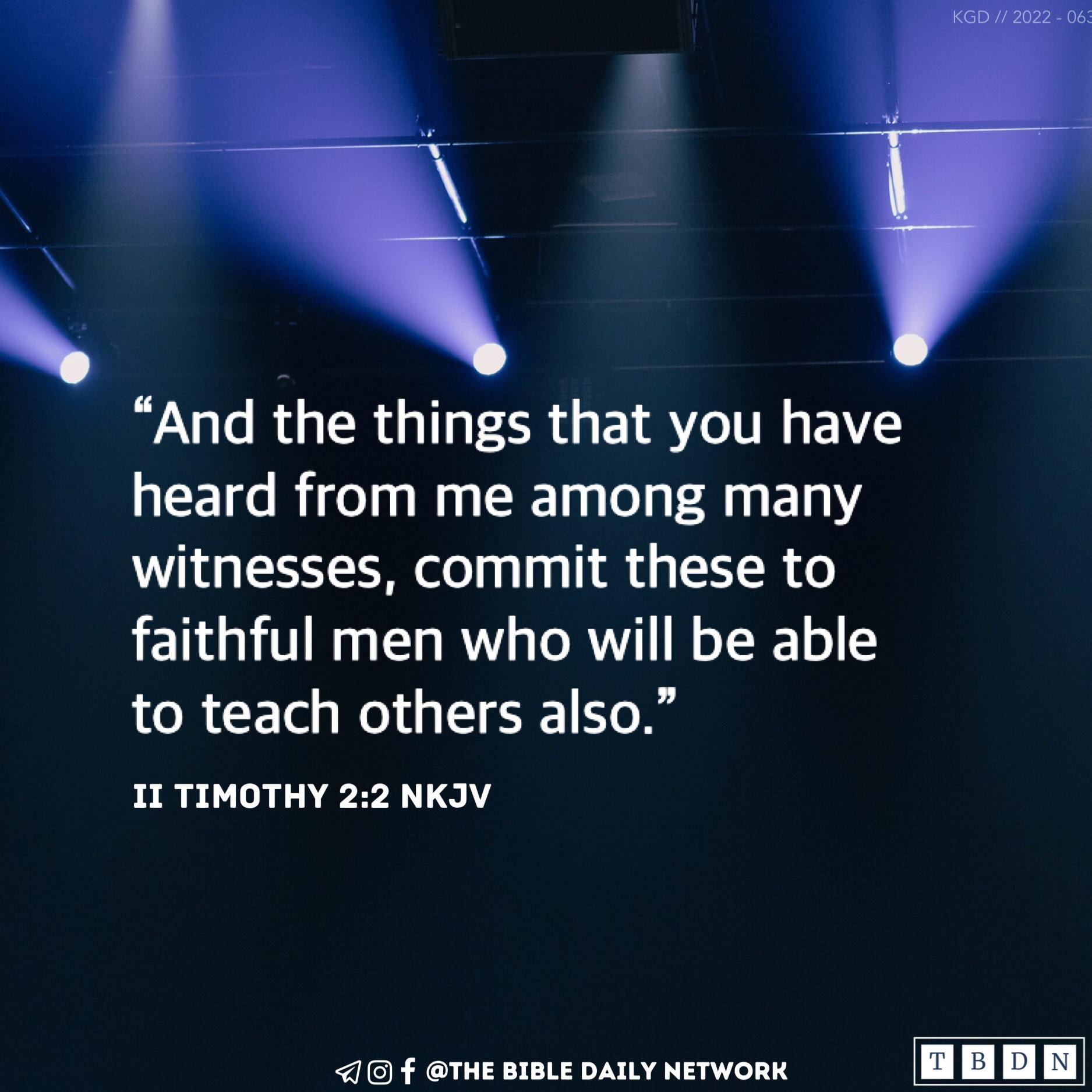 Teach Others the Word | The Bible Daily Network