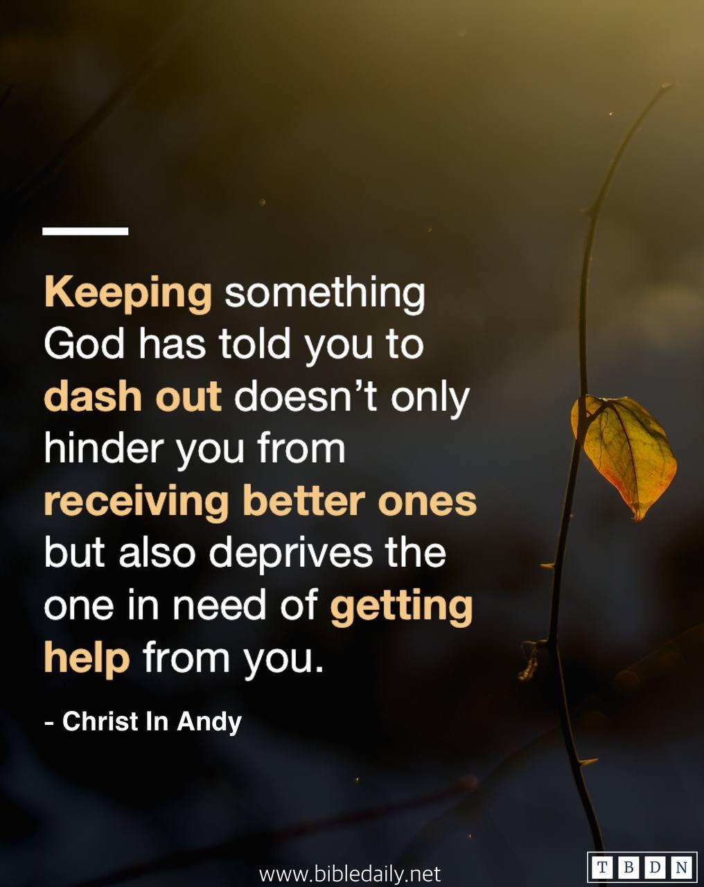 The First Shall Be Last | The Bible Daily Network