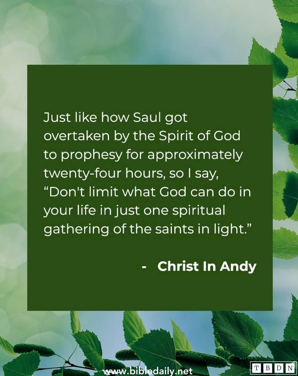 Free Flow of the Holy Spirit | The Bible Daily Network
