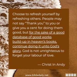 Refresh Others | The Bible Daily Network