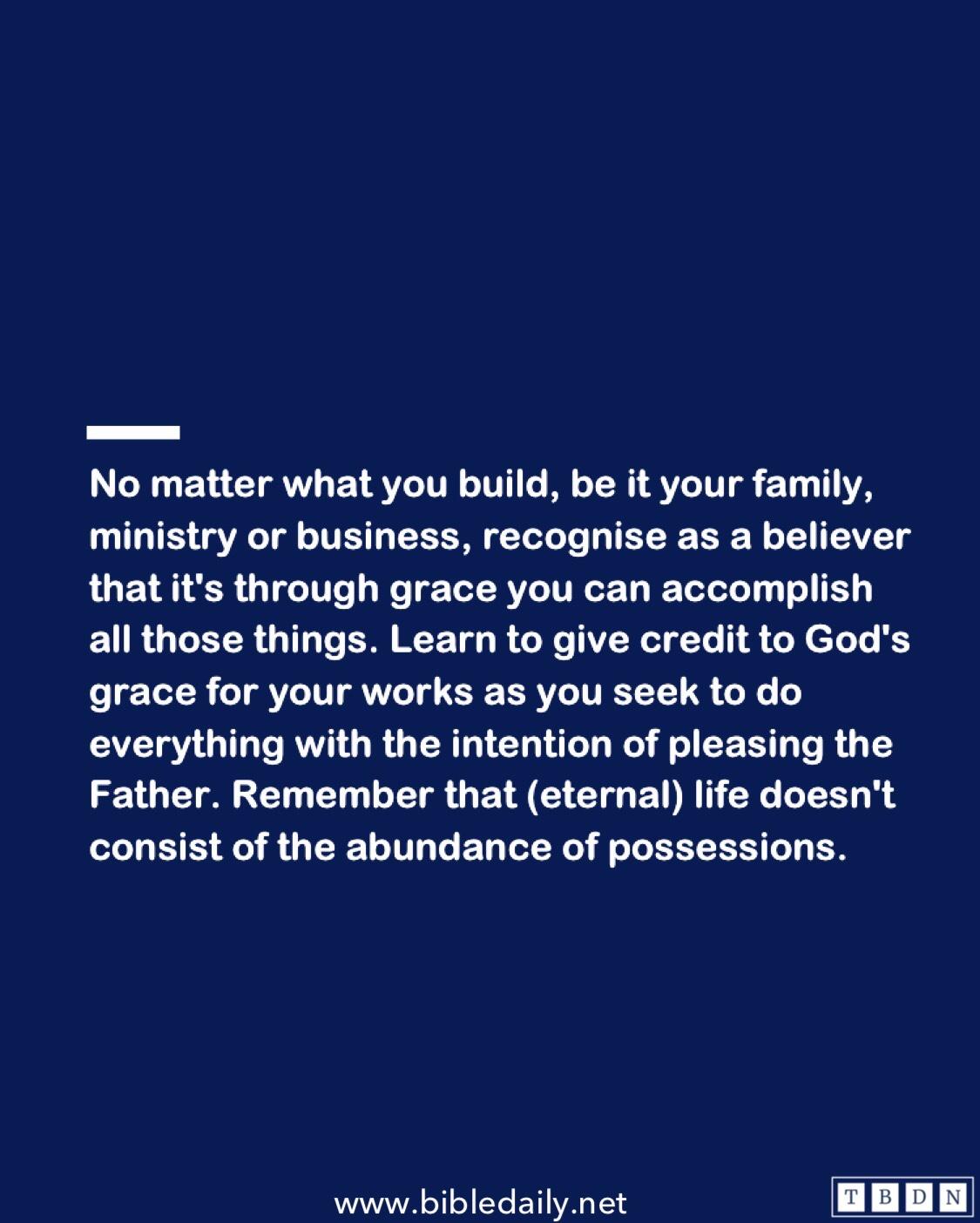 The Pride of Life | The Bible Daily Network