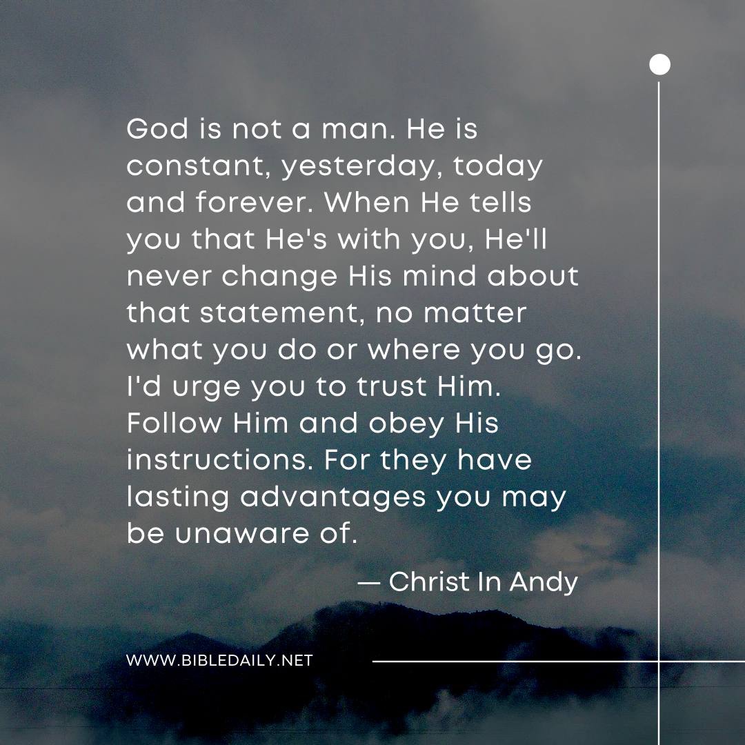 God Does Not Change | The Bible Daily Network