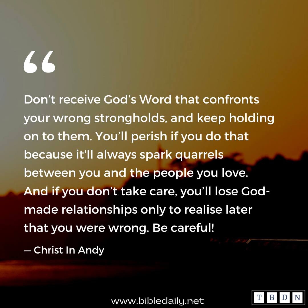 Stop Inviting Destruction | The Bible Daily Network