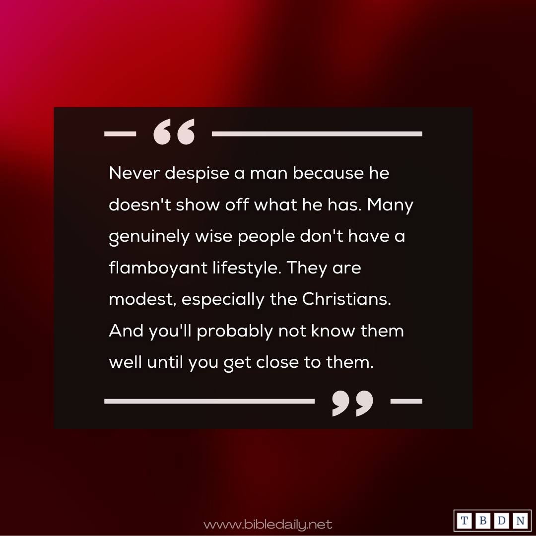 Go to the Despised Wise Person to Learn Wisdom