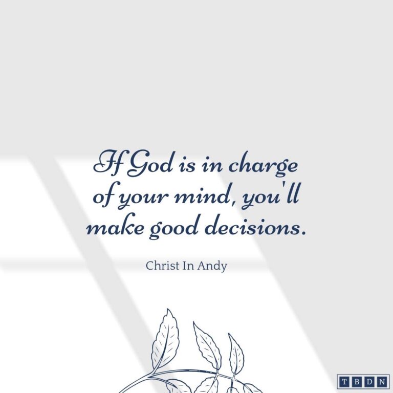 The Lord Will Perfect That Which Concerns You | TBDN