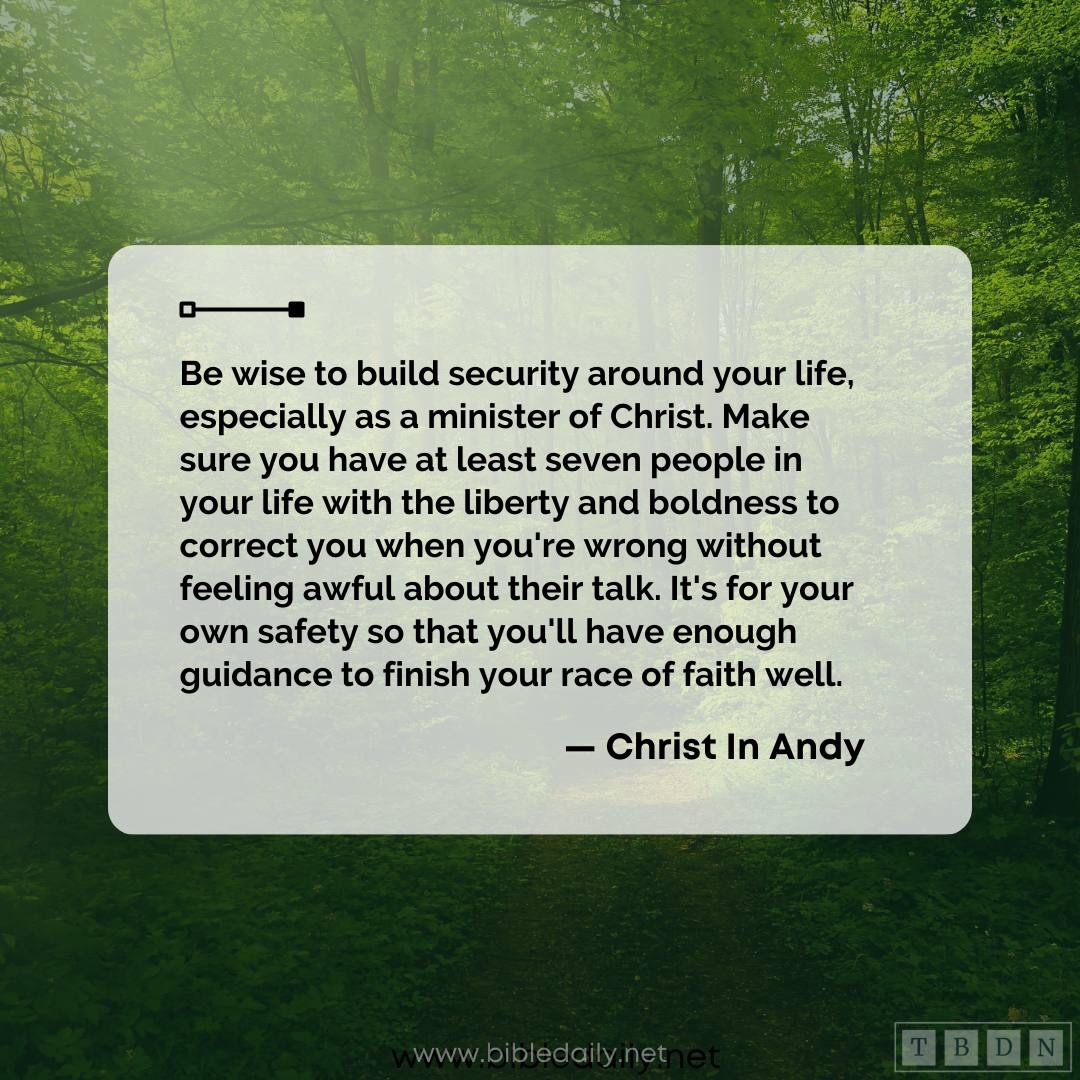Build Security Around Your Life | The Bible Daily Network