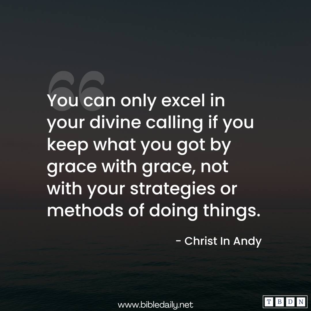 Keep What You Got by Grace with Grace | The Bible Daily Network