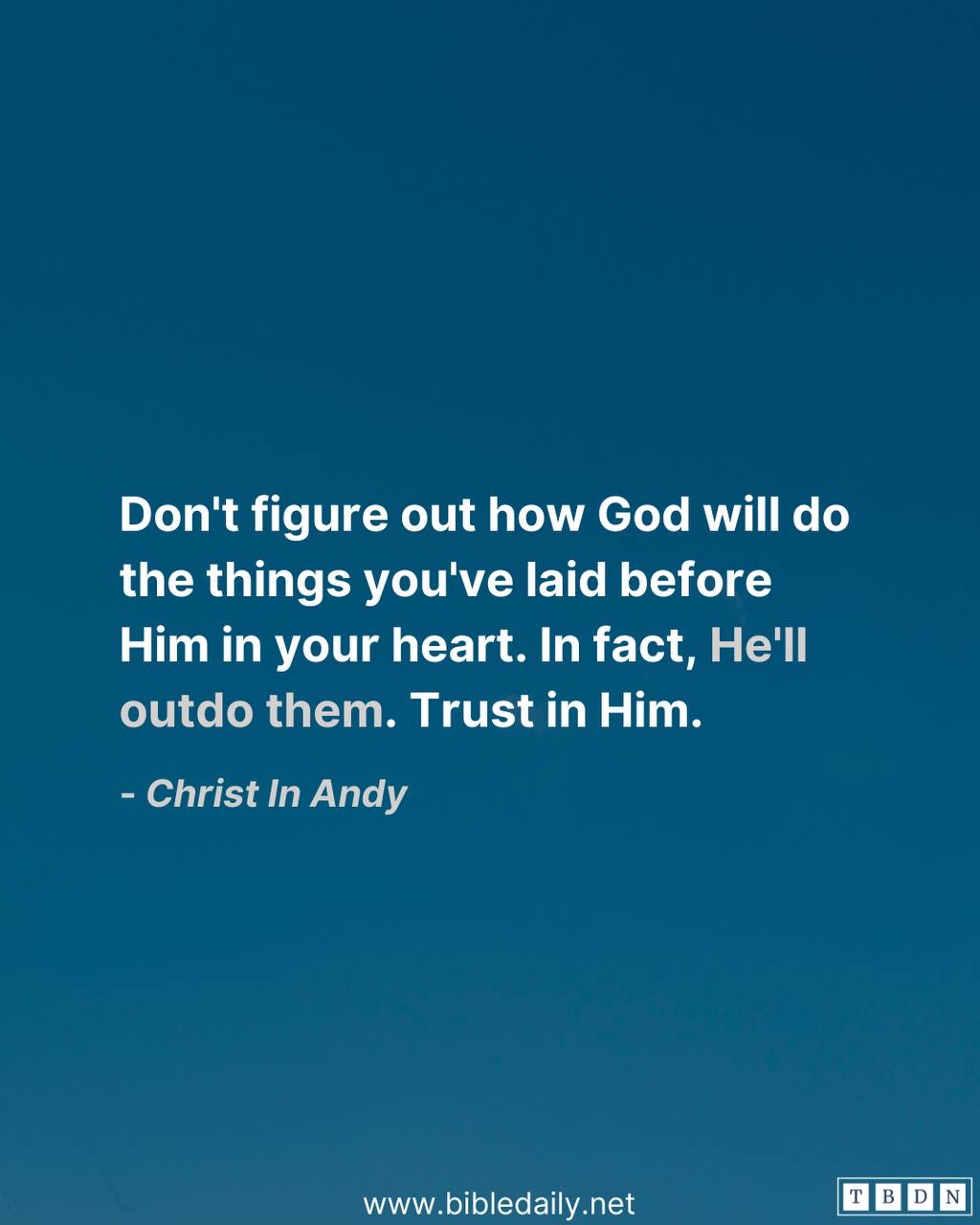 Do not Be Wise in Your Own Eyes | The Bible Daily Network