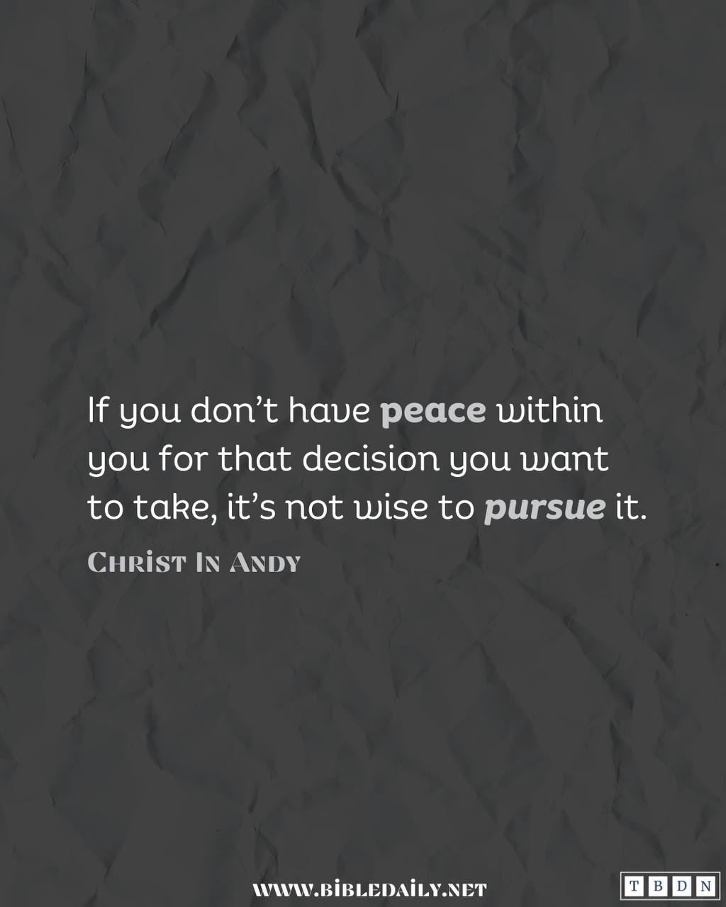 Peace Is the All-Round Definition of Wise Paths | The Bible Daily Network