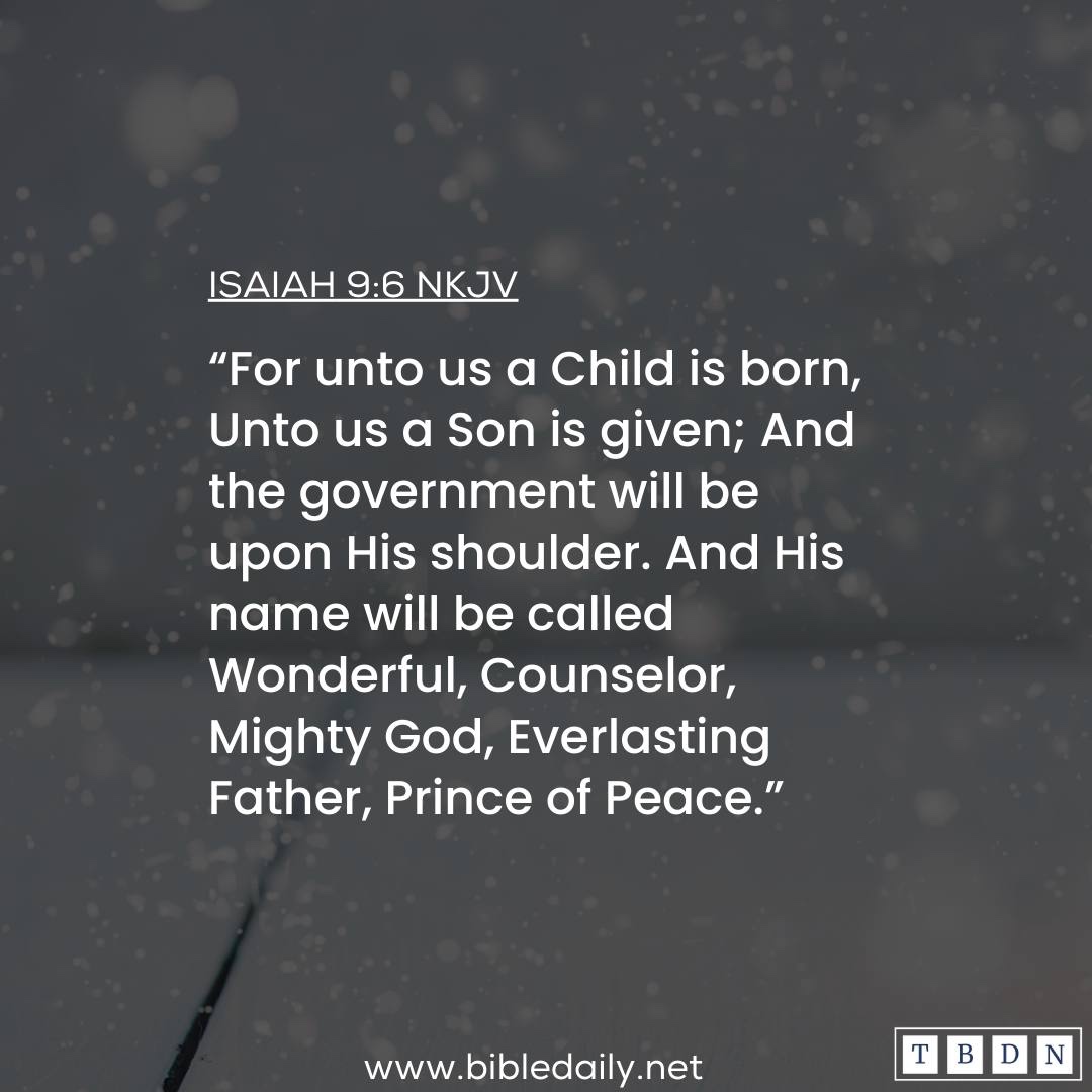 Unto Us a Child Is Born | The Bible Daily Network