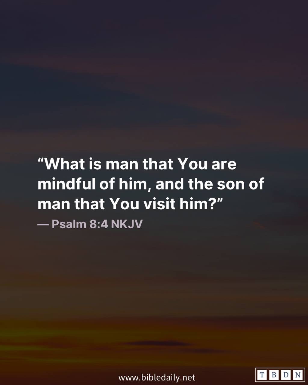 God Is So Mindful of You | The Bible Daily Network