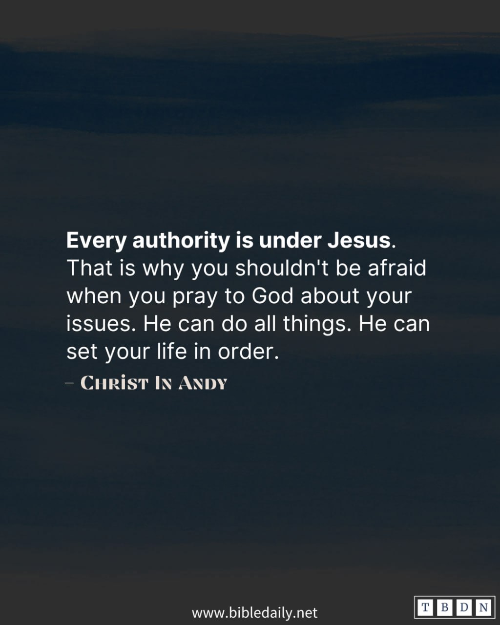 Jesus Has Authority Over Everything | The Bible Daily Network