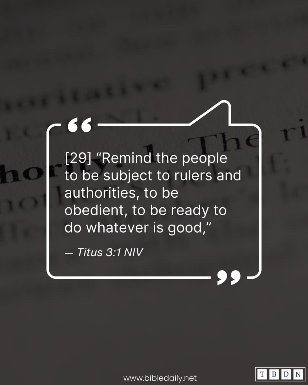 Be Ready to Do Whatever Is Good | The Bible Daily Network