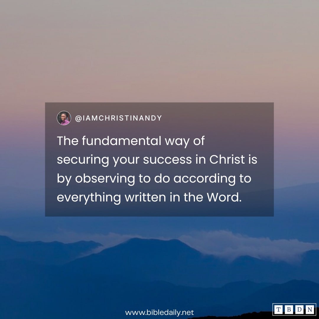 How to Have Good Success as a Christian | The Bible Daily Network