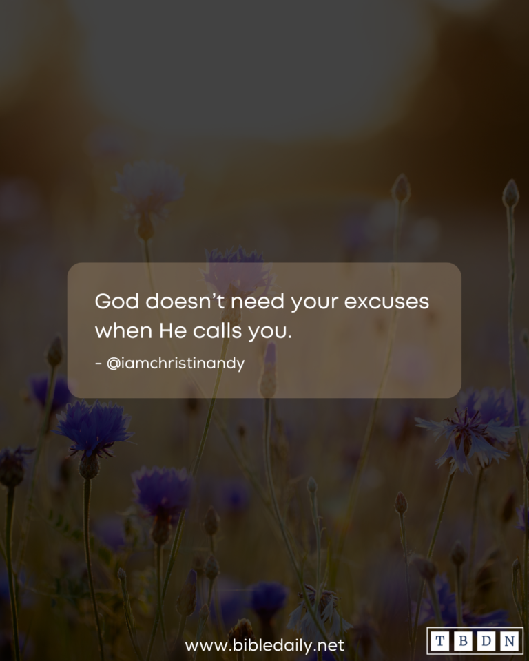 Are You Giving Excuses for Following Jesus? | The Bible Daily Network