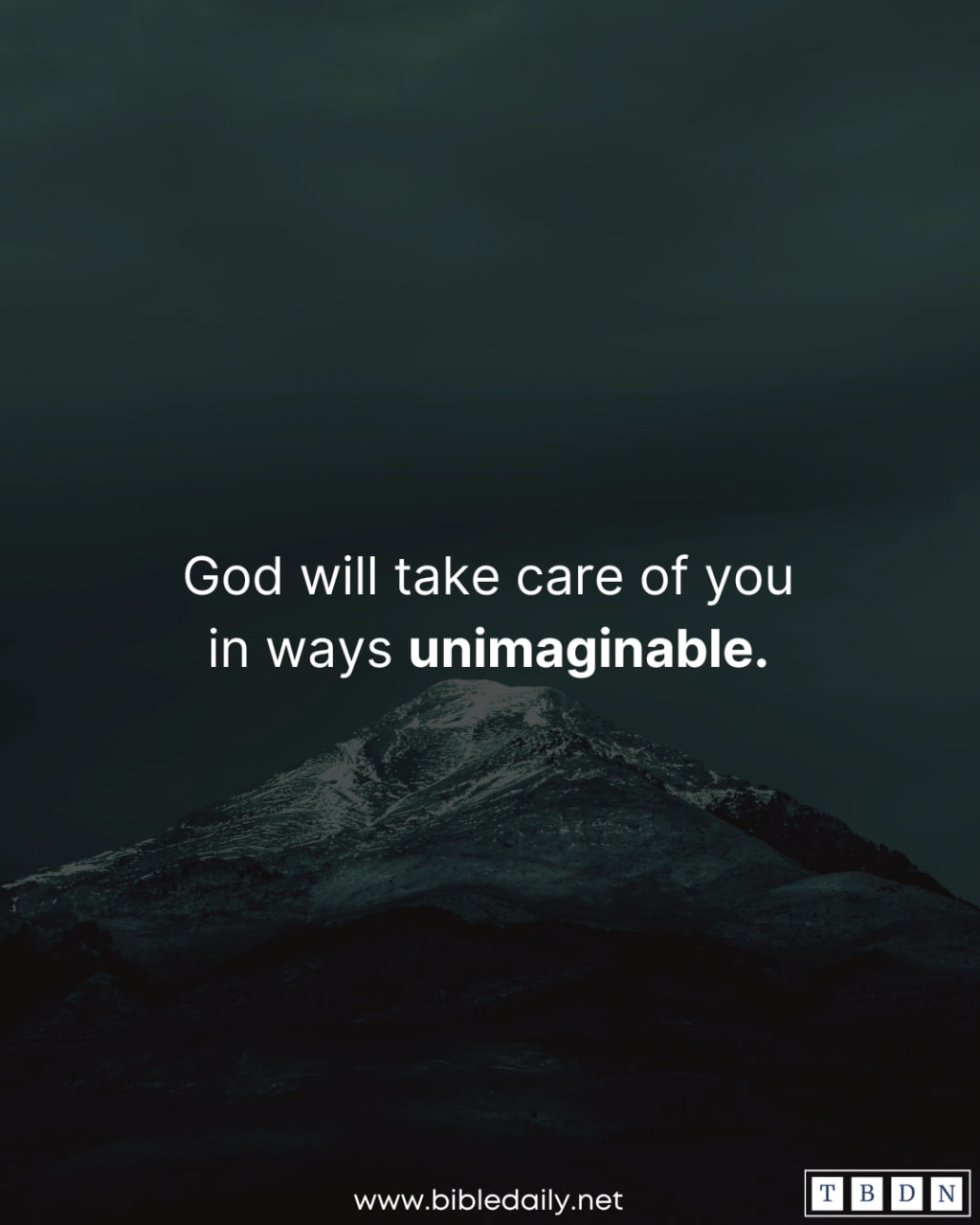 God Will Take Care of You | The Bible Daily Network