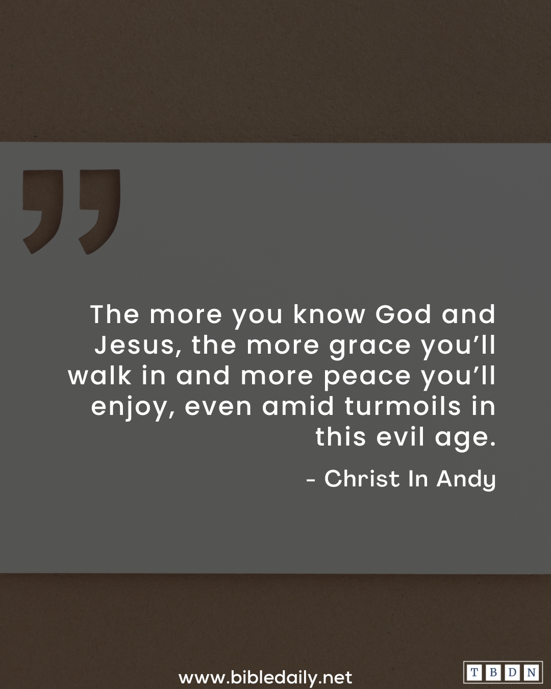 Grace and Peace Be Multiplied unto You | The Bible Daily Network