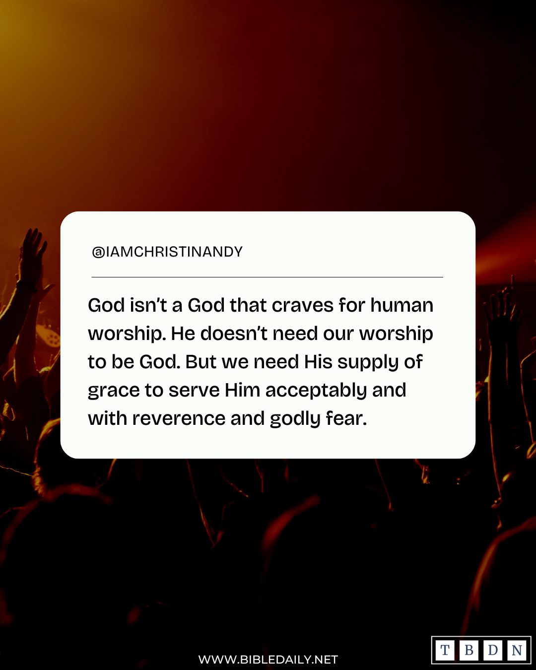 The Supplicative Ability of God to Serve Him | The Bible Daily Network