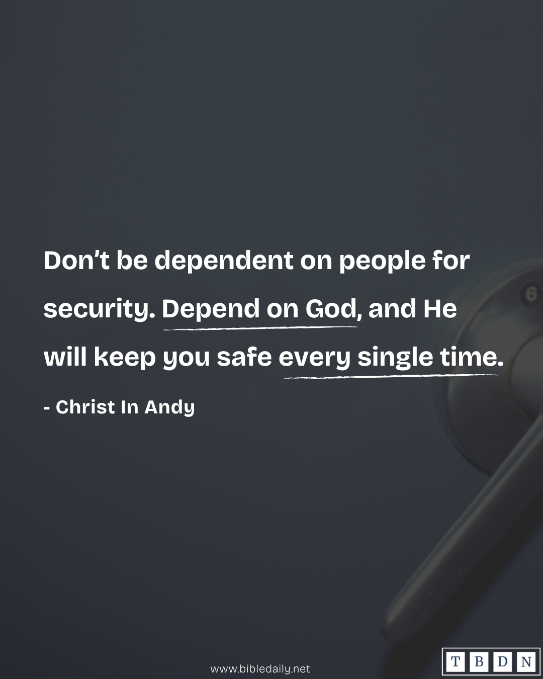 Keep Me Free from the Trap Set Before Me | The Bible Daily Network
