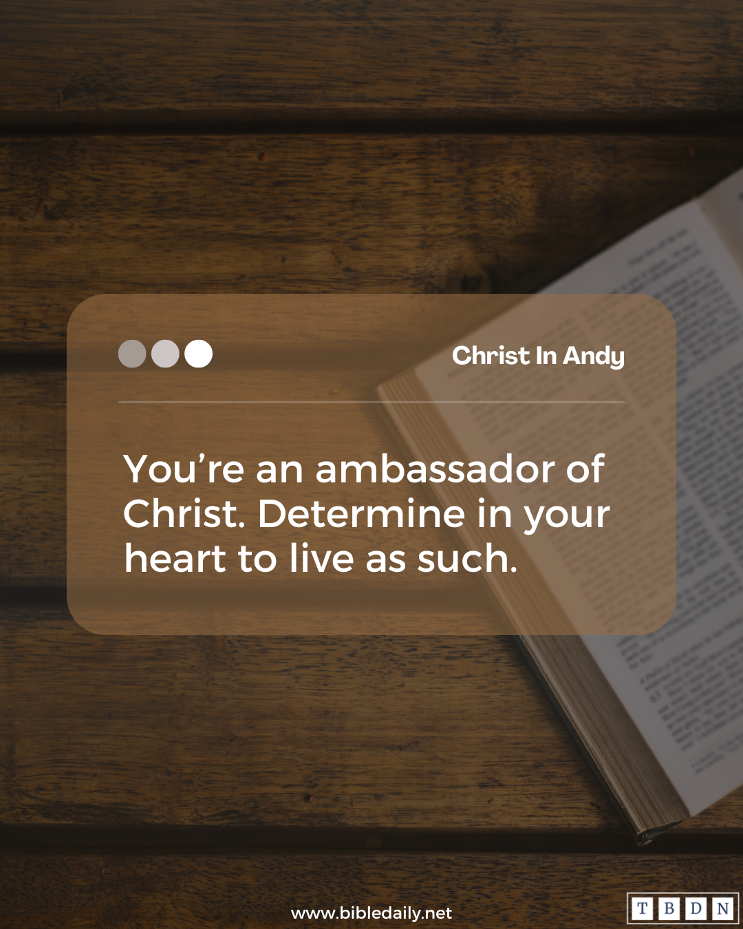 Set Your Heart on the Right Path | The Bible Daily Network