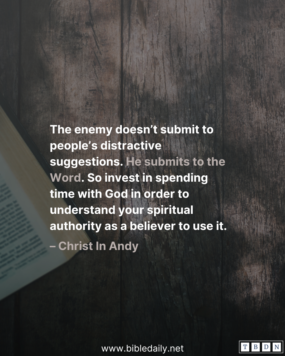 Don’t Entertain Evil Thoughts in Your Mind | The Bible Daily Network