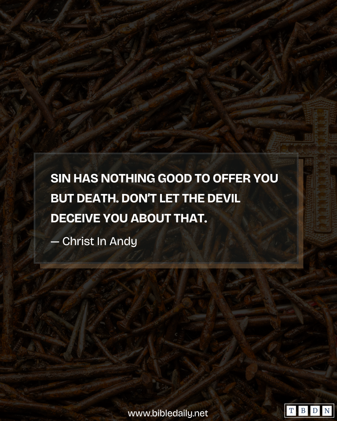 The Wages of Sin Is Death | The Bible Daily Network