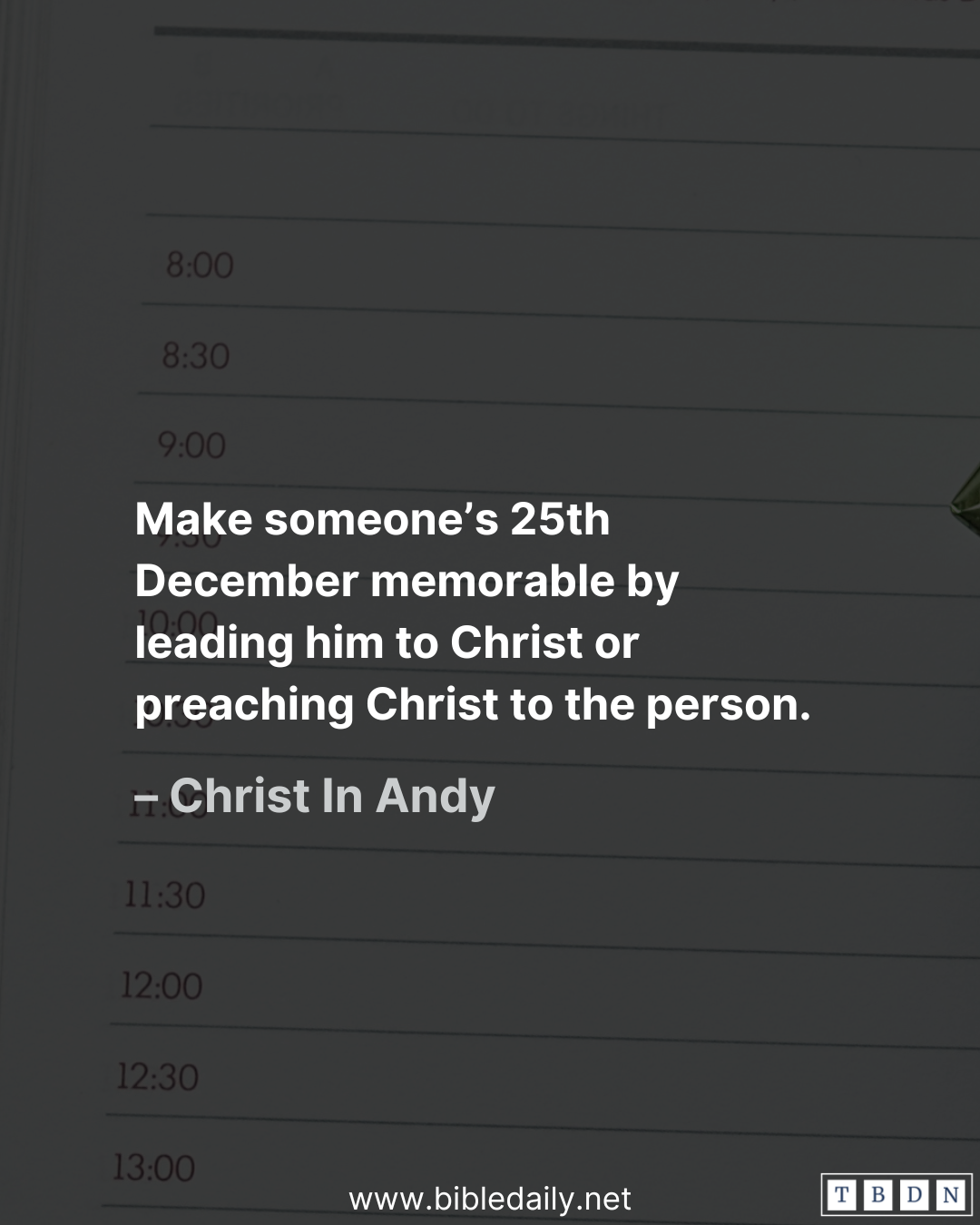 The Joy of Celebrating 25th December with Jesus in Focus | The Bible ...