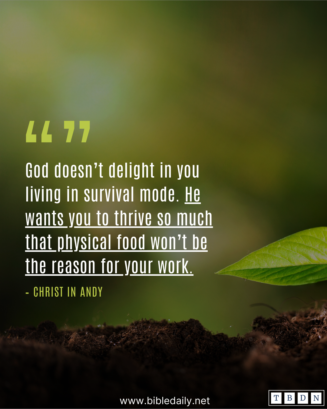 Work for Food that Endures to Eternal Life | The Bible Daily Network