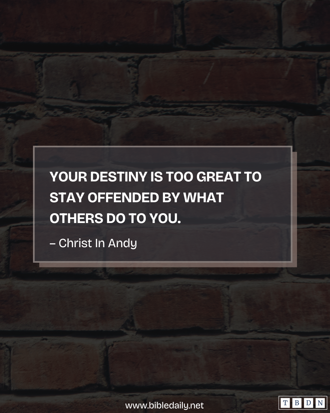 Get Rid of All Bitterness | The Bible Daily Network