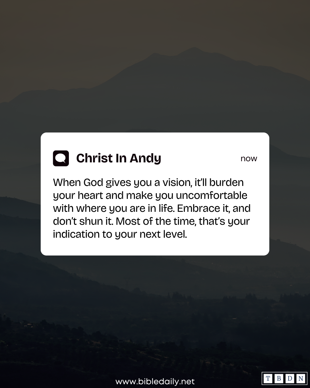 Godly Vision Has a Way of Troubling the Heart | The Bible Daily Network
