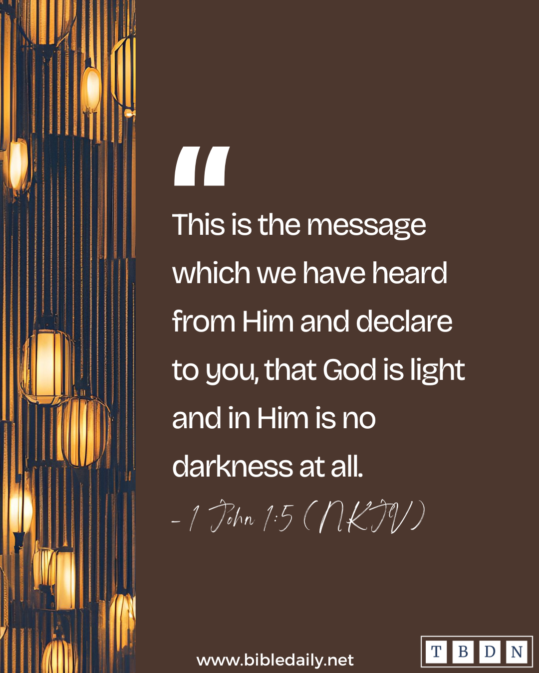 God Is Light | The Bible Daily Network