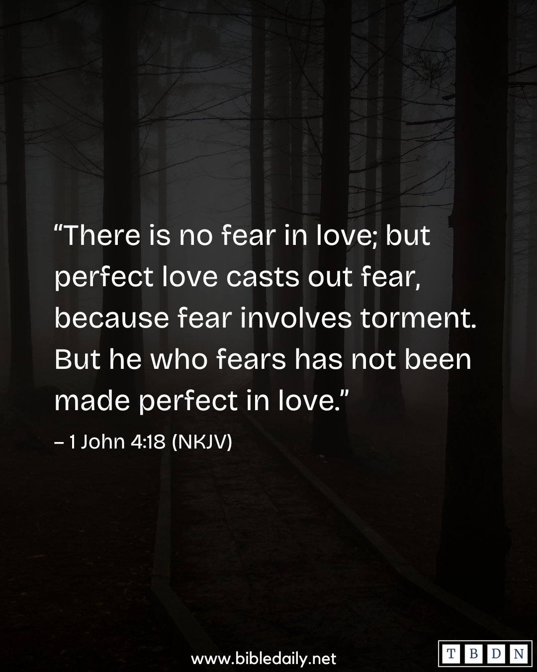 There Is No Fear in Love | The Bible Daily Network