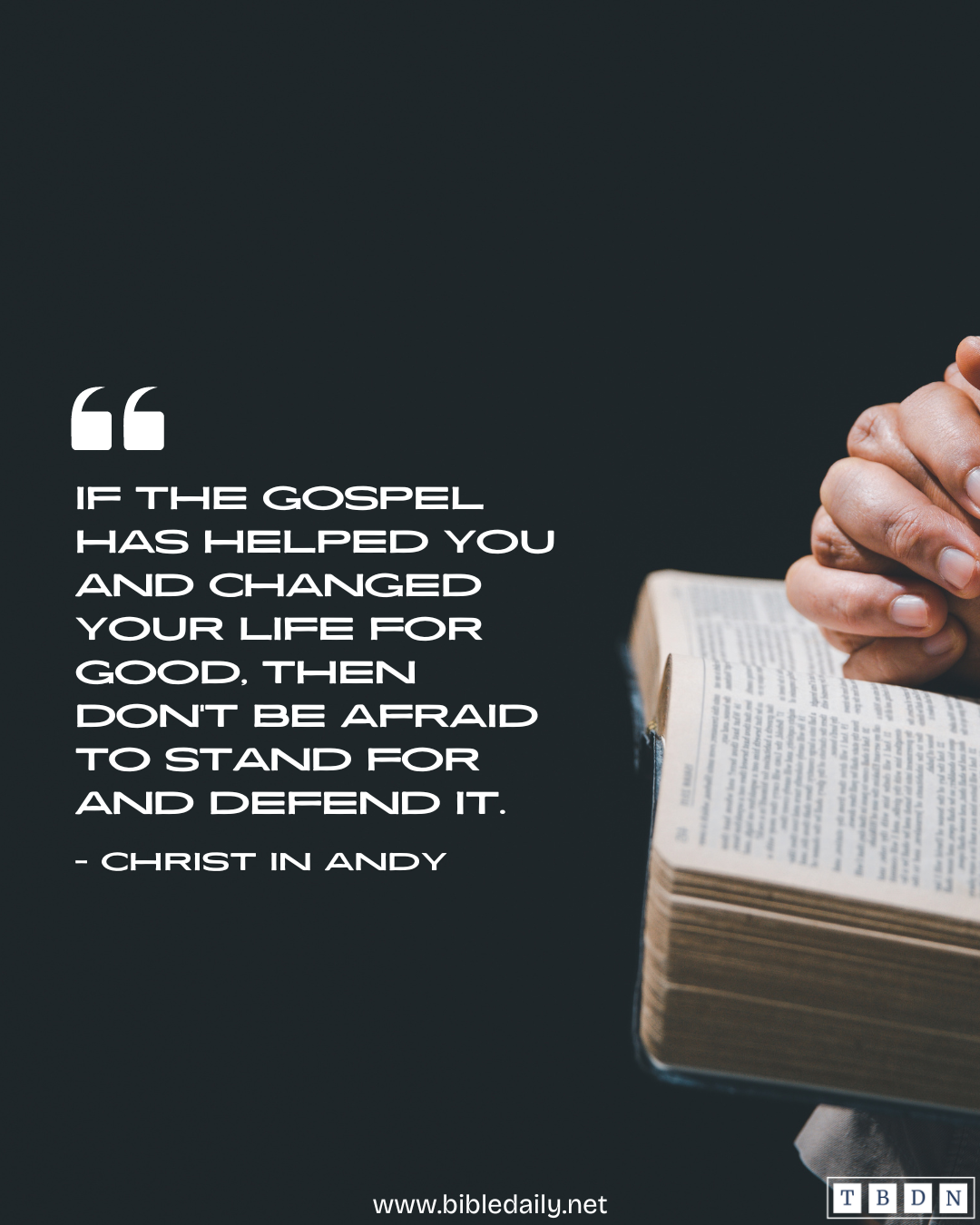 Do Not Be Ashamed of the Gospel | The Bible Daily Network