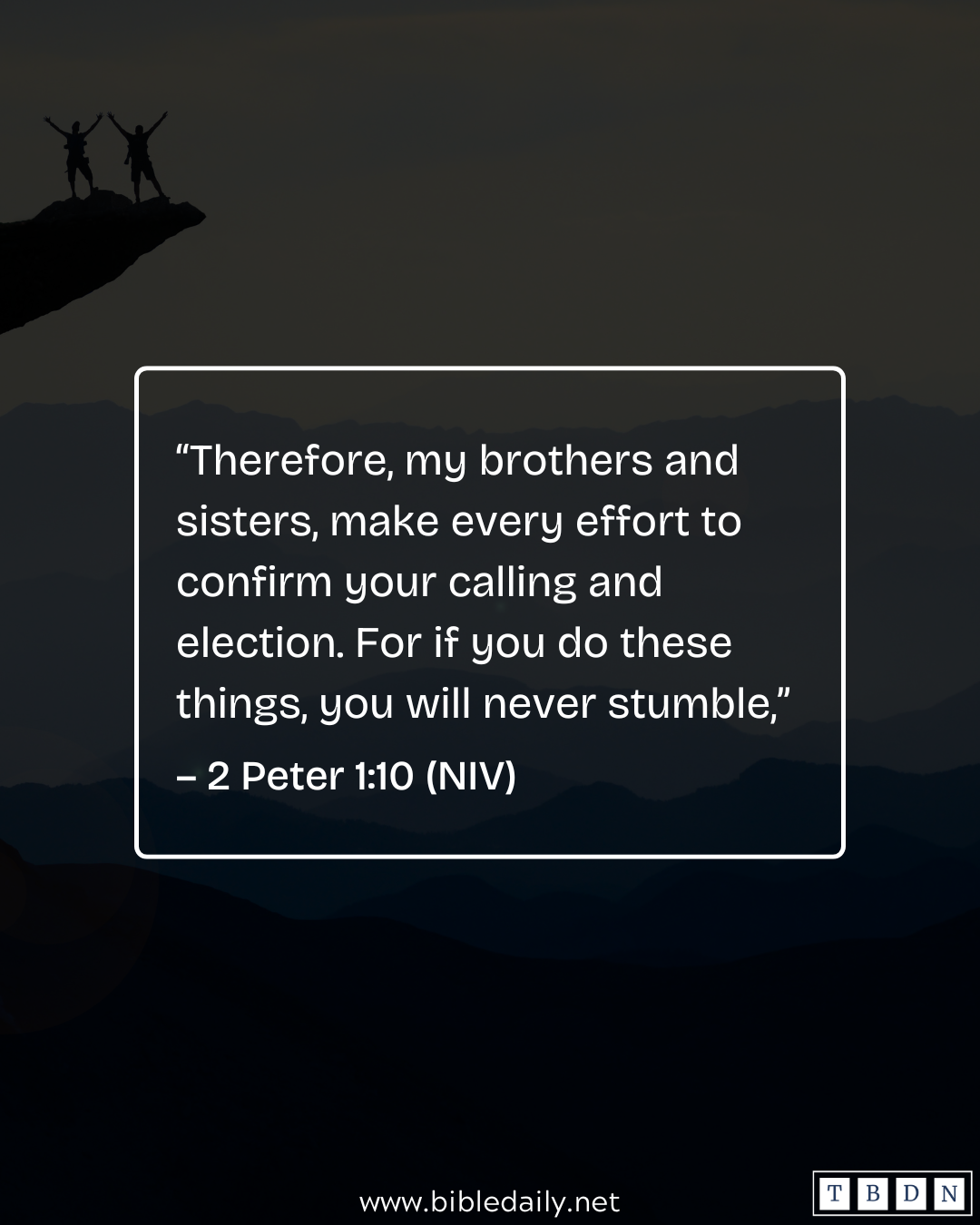 Make Every Effort to Confirm Your Calling and Election in Christ | The ...