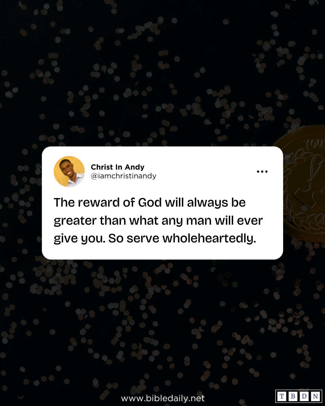 Serve Wholeheartedly as If You Were Serving the Lord | The Bible Daily ...