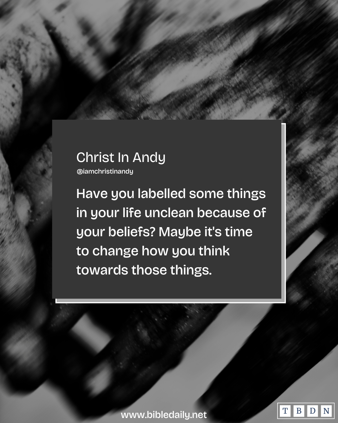 Nothing Is Unclean in Itself | The Bible Daily Network