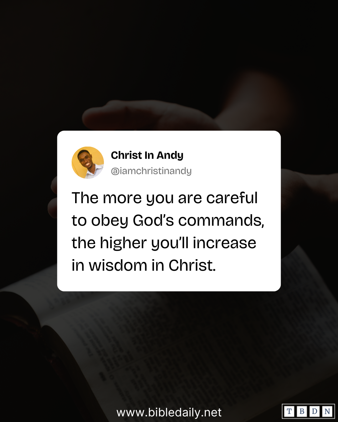 The Fear of the Lord Is the Beginning of Wisdom | The Bible Daily Network