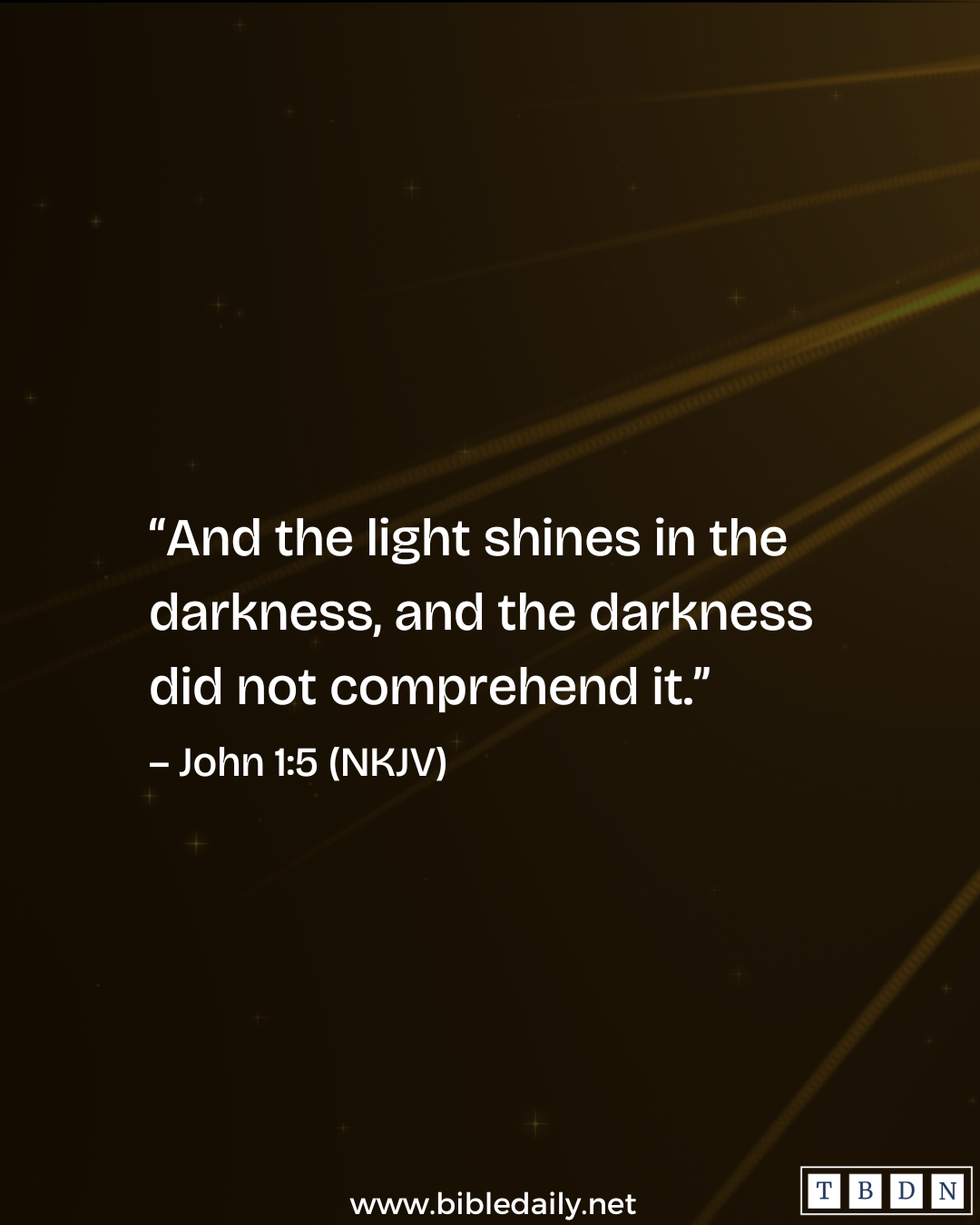 The Light Shines in the Darkness | The Bible Daily Network