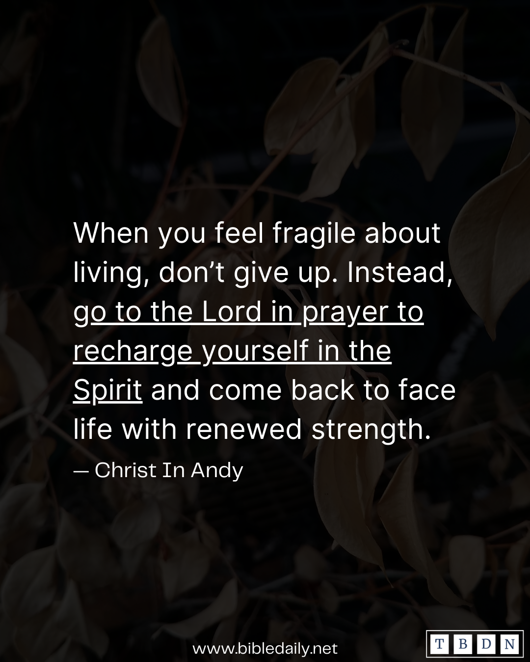 You Shall Live to Declare the Works of the Lord | The Bible Daily Network