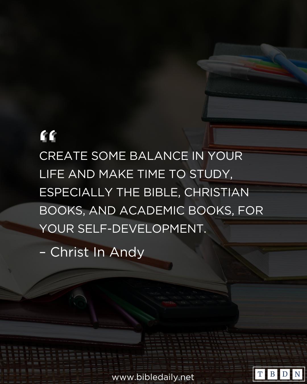 Too Much Study Wearies the Body | The Bible Daily Network